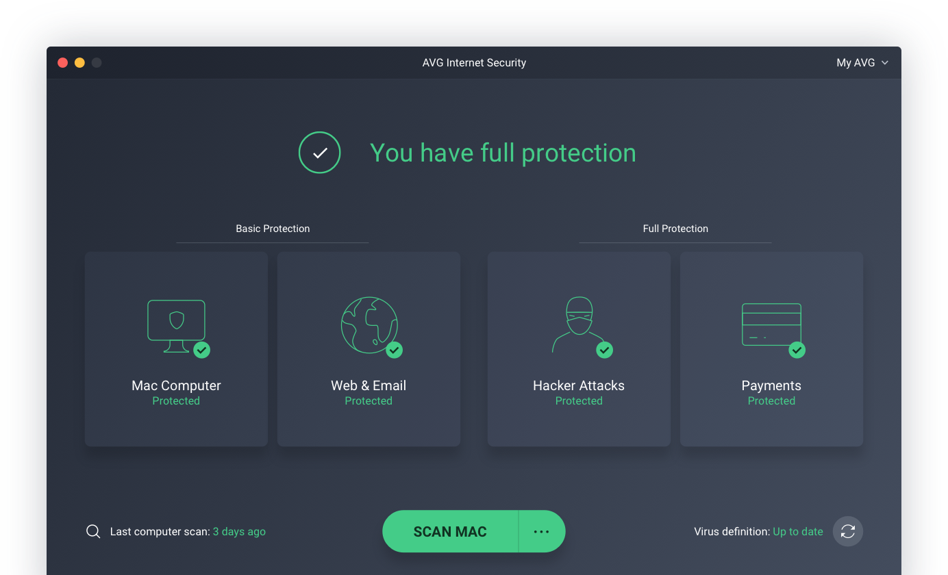 AVG Internet Security for Mac | Mac Security Software