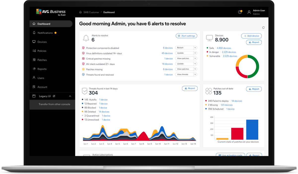 Cloud Management Console - Antivirus Security from the Cloud | AVG