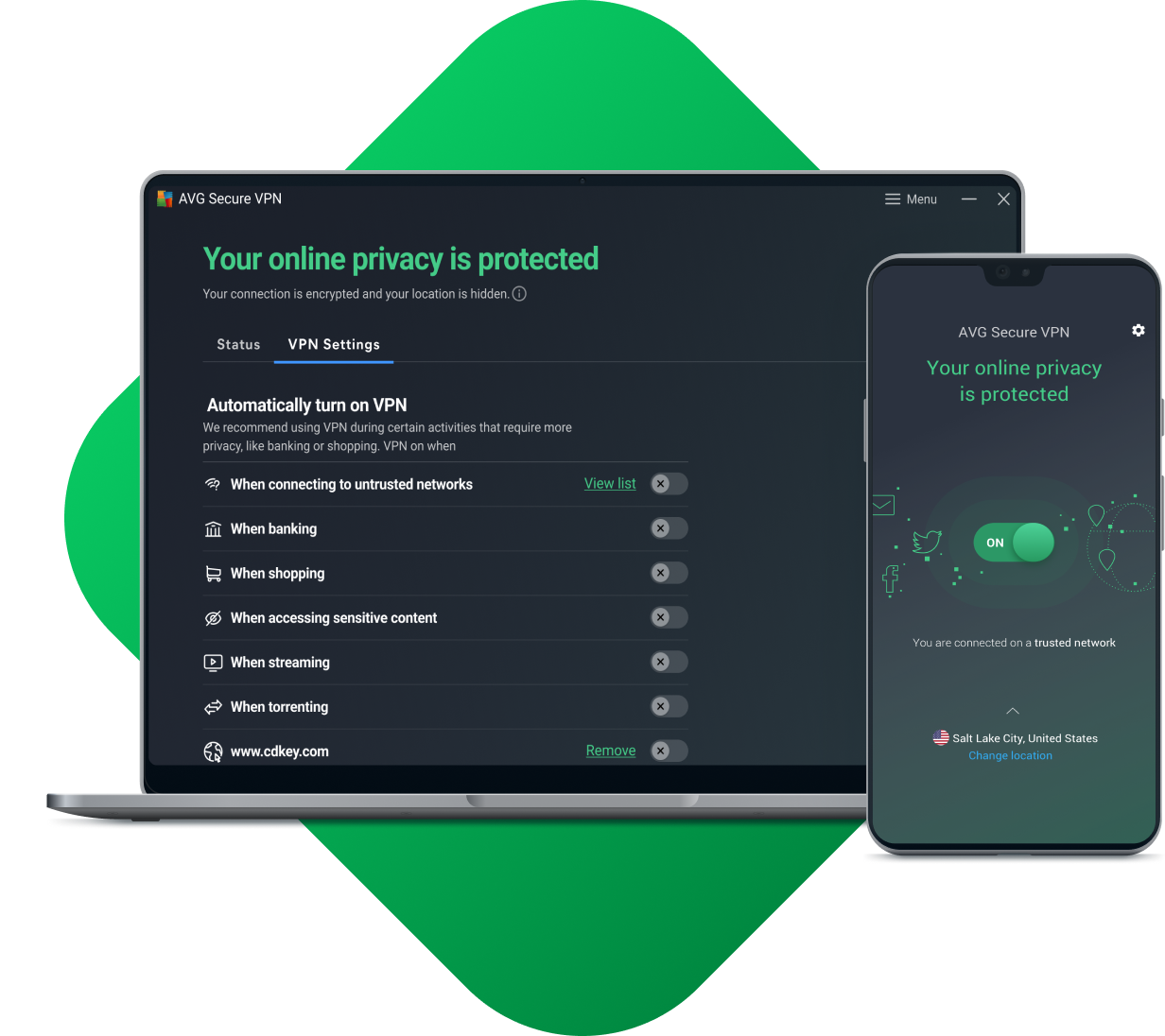 Download Secure VPN for PC or Laptop | Free Trial | AVG