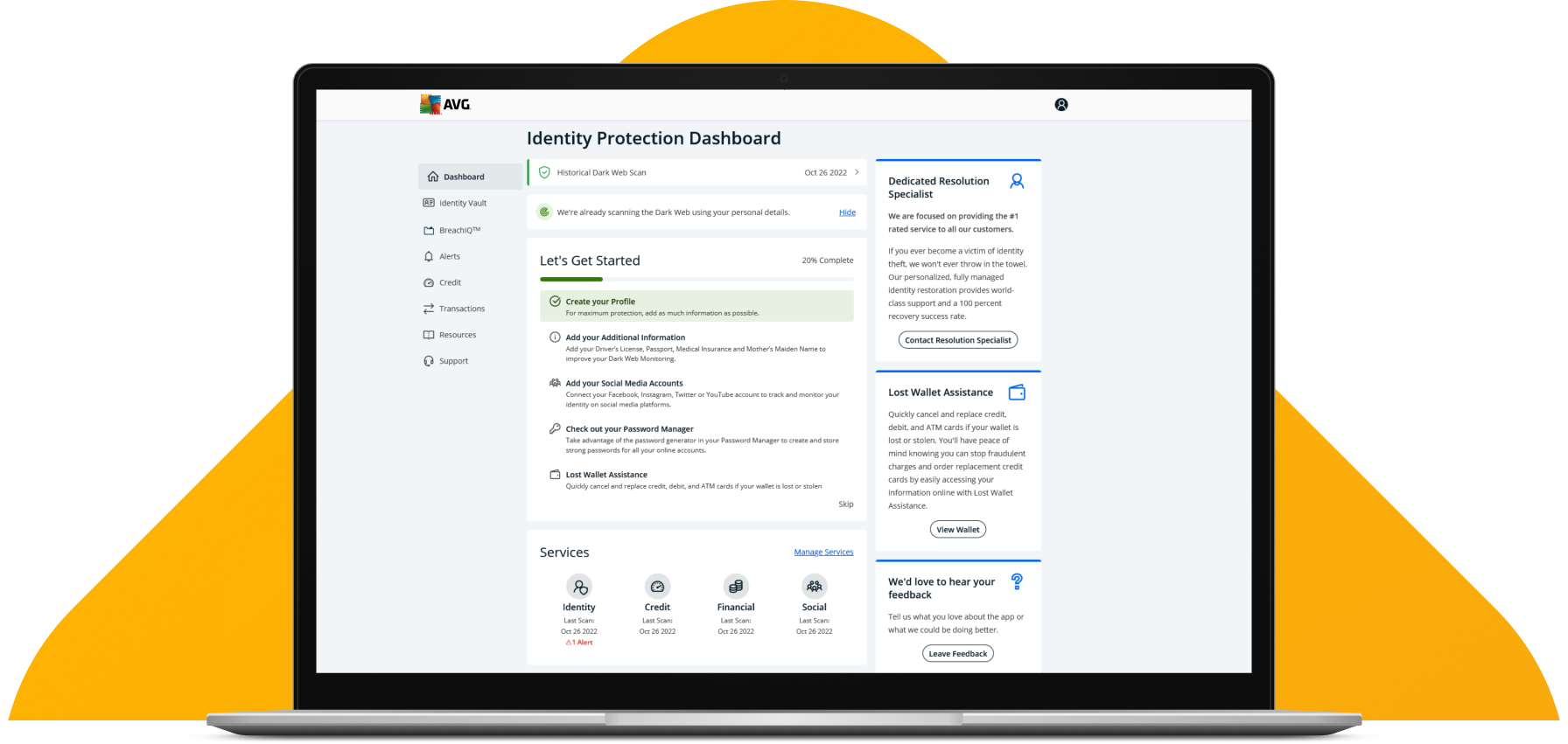 Digital Identity Theft Protection Service | AVG Secure Identity